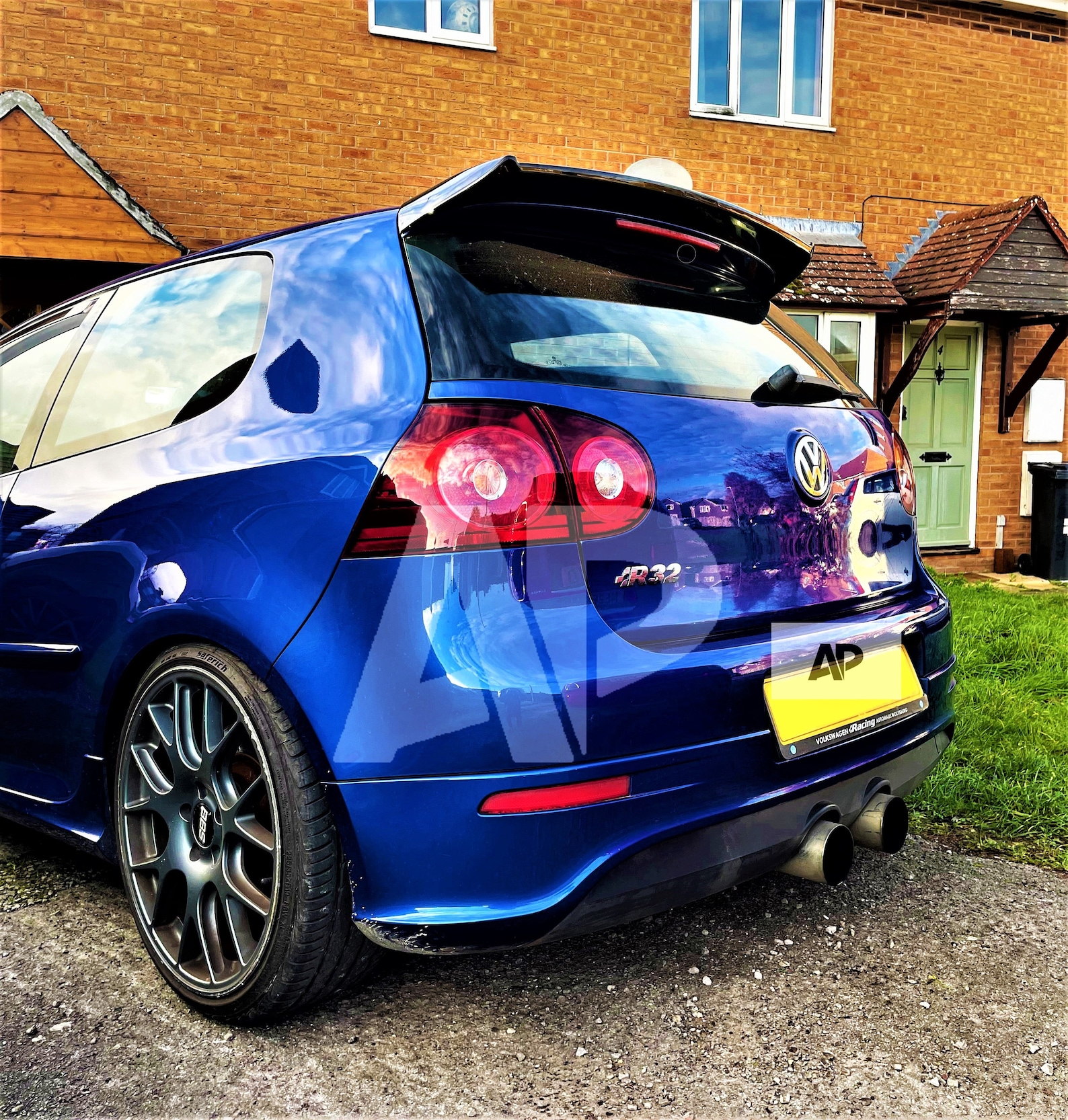 VW Golf MK5 GTI R R32 Osir Style Carbon Fibre Boot Spoiler 2003-2008 UK ...