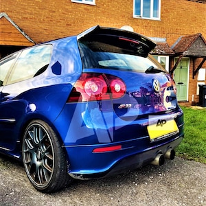 VW Golf MK5 GTI R R32 Osir Style Carbon Fibre Boot Spoiler 2003-2008 UK ...