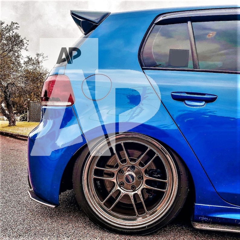 VW Golf MK6 GTD GTI R20 R Gloss Black Boot Roof Spoiler 2008-2013 Uk ...