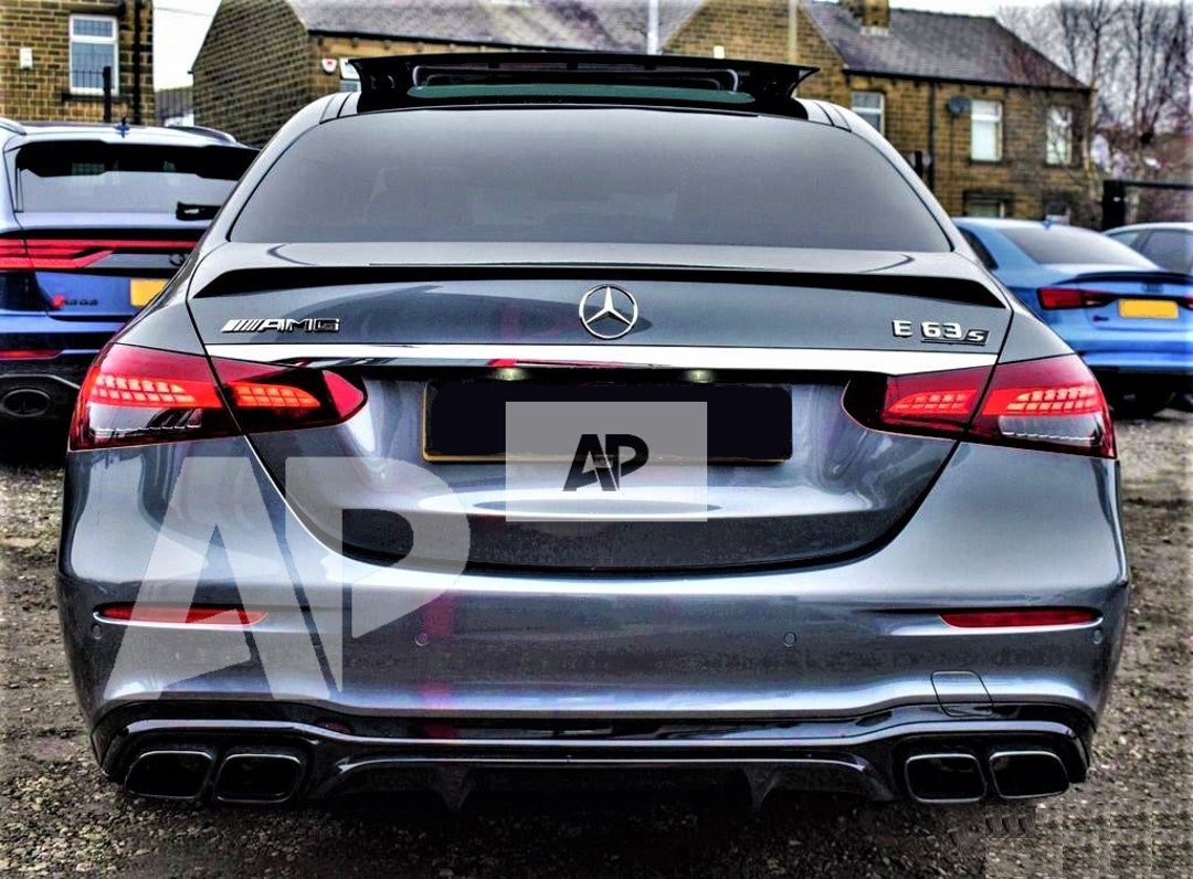 Mercedes E Class 'E63S AMG Style' W213 Carbon Fibre Boot Lip Spoiler ...