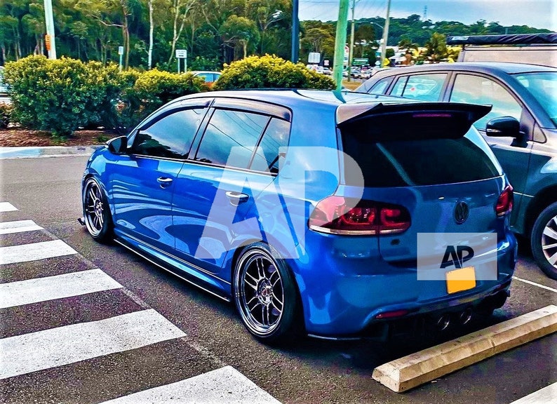 VW Golf MK6 GTD GTI R20 R Gloss Black Boot Roof Spoiler 2008-2013 Uk ...