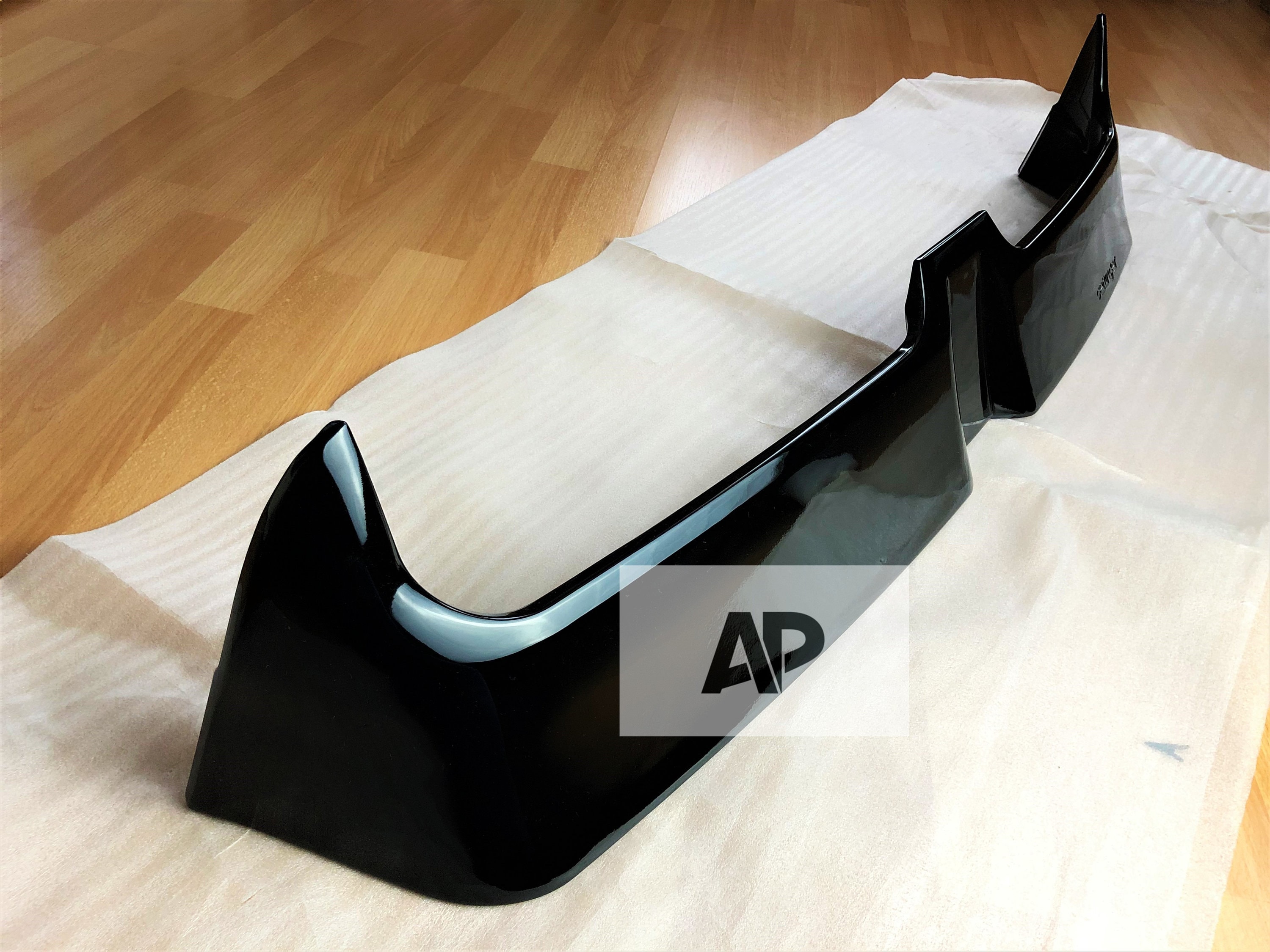 VW Polo MK5 6R 6C GTI R Oettinger Style Gloss Black Boot Spoiler 2009 ...