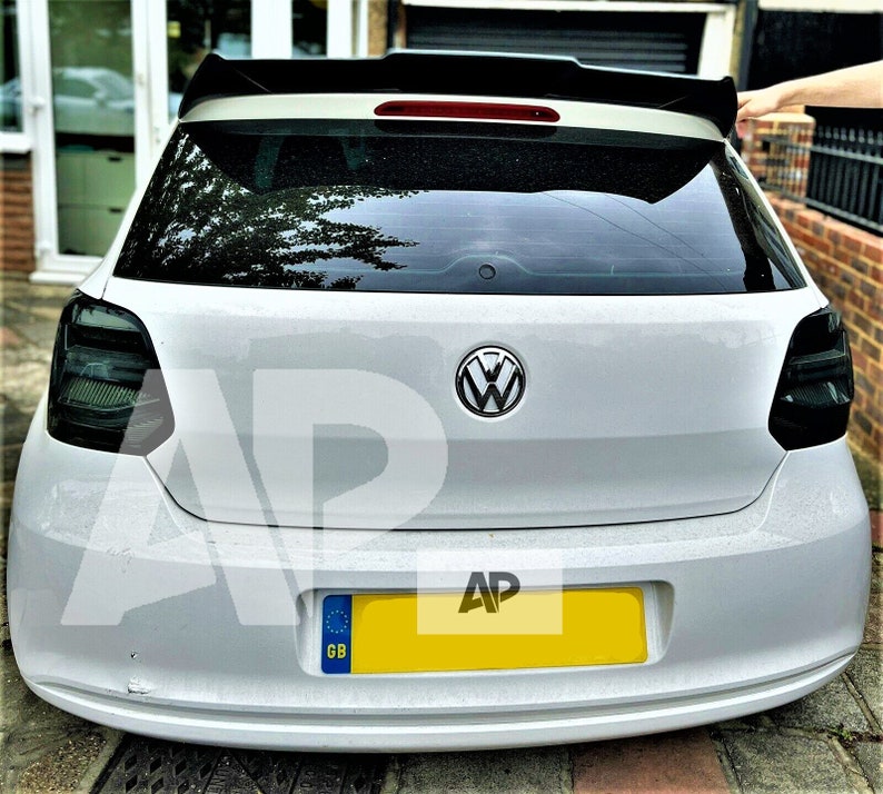 For VW Polo MK5 6R 6C GTI R Batman Style Gloss Black Boot Spoiler 2009 ...