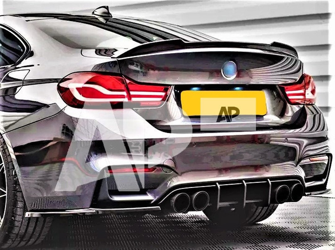 BMW M4 F82 F83 Rear Blade Style Diffuser Spoiler Body Kit M - Etsy