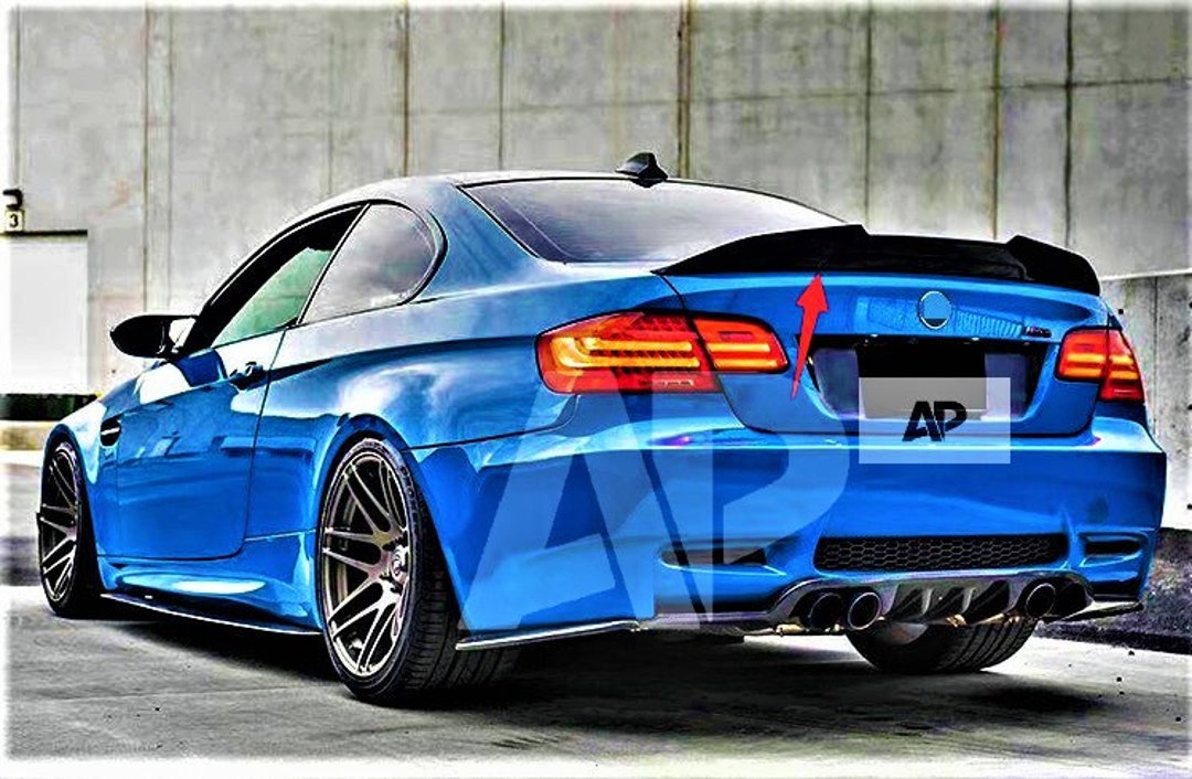 BMW 3 Series Coupe M3 E92 Gloss Black High Kick PSM Ducktail Spoiler ...