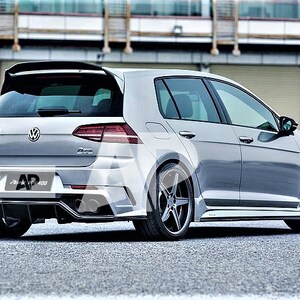 VW Golf R GTD GTI Aspec Style Gloss Black Boot Spoiler MK7 MK7.5 Uk ...