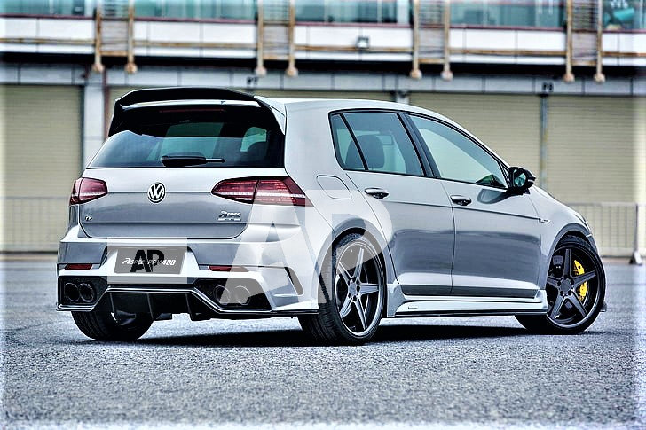 VW Golf R GTD GTI Aspec Style Gloss Black Boot Spoiler MK7 MK7.5 Uk ...