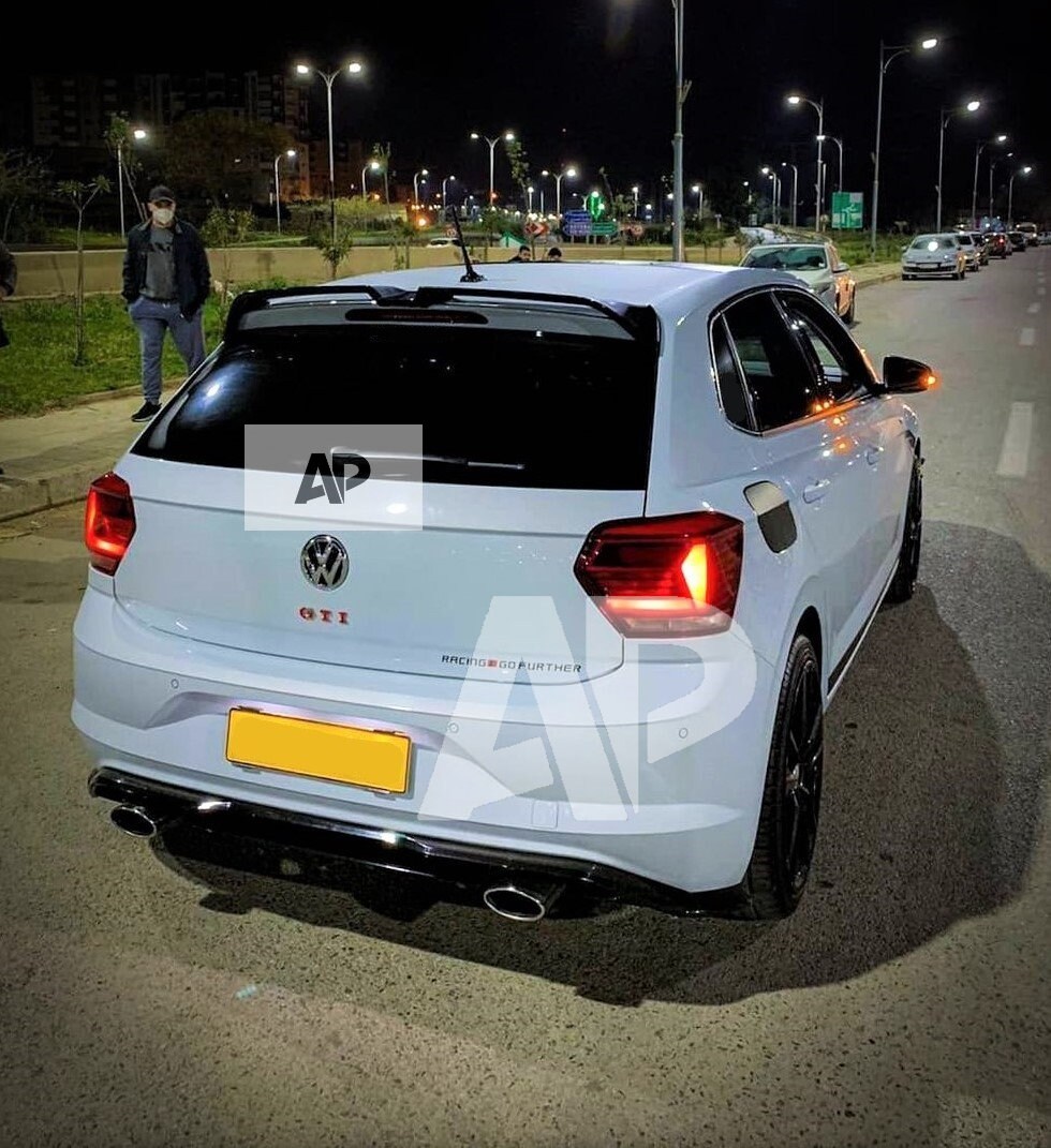 VW Polo MK6 AW GTI R Oettinger Style Gloss Black Boot Spoiler 2018 ...