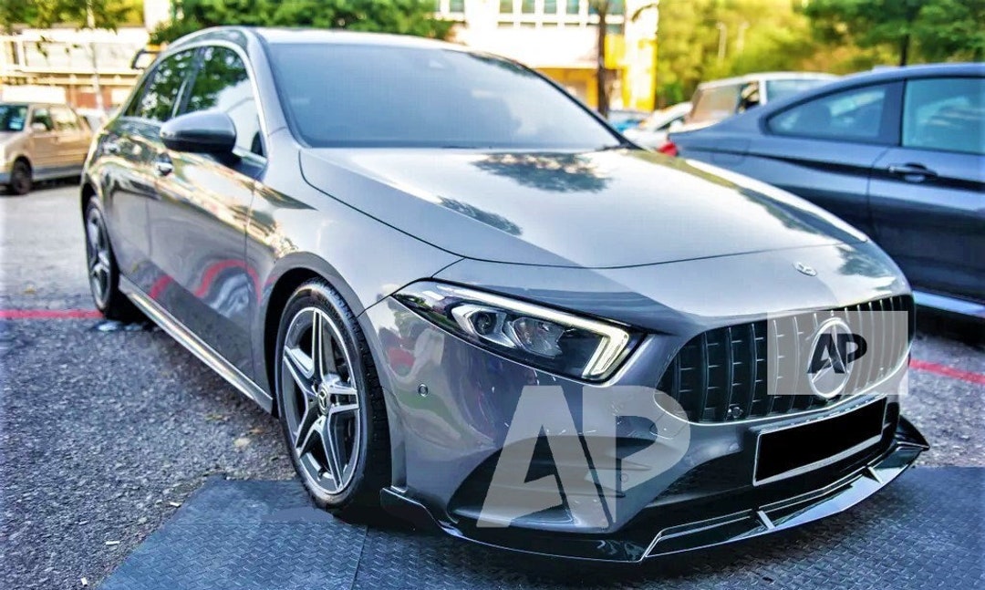 Mercedes 'A35 A45 AMG Brabus Style' A Class W177 V177 Front Splitter ...