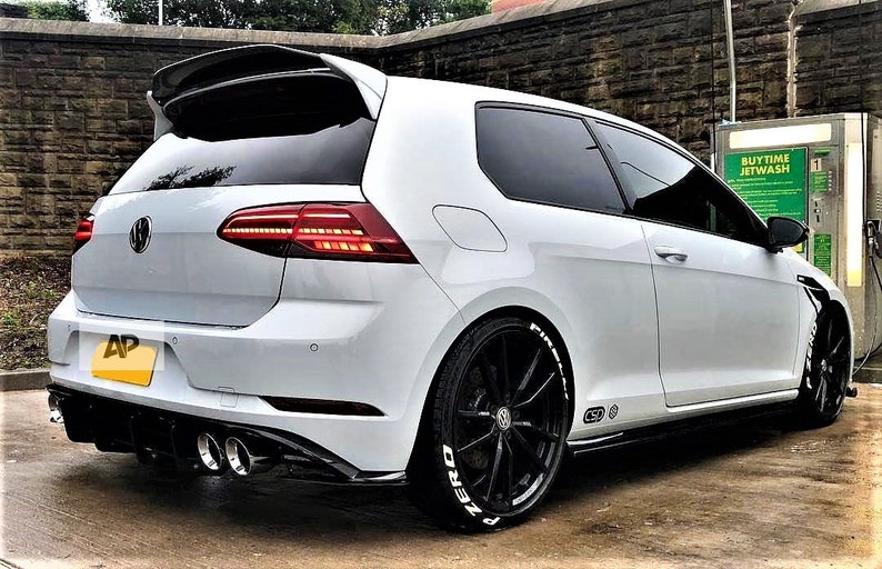 VW Golf TSI TDI Aspec Style Gloss Black Boot Spoiler MK7 MK7.5 Uk ...