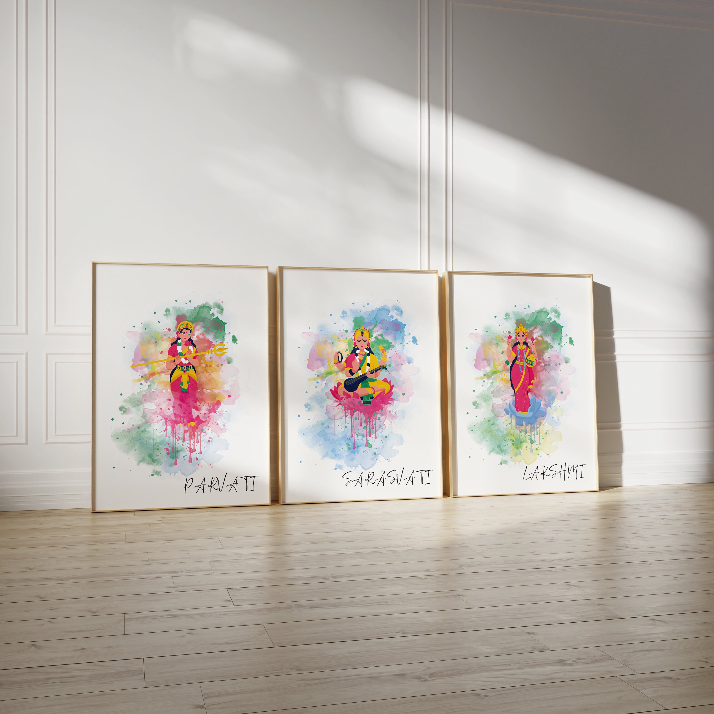 Trimurti, Tridevi, Hindu Deities, Hindu Goddesses, Shiva, Brahma ...