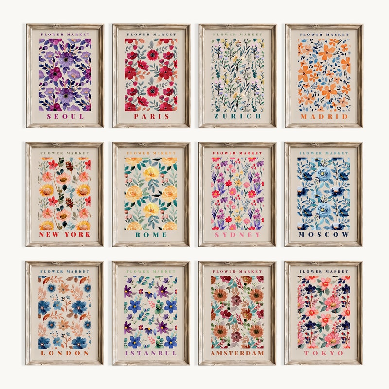 Floral Printables - Etsy