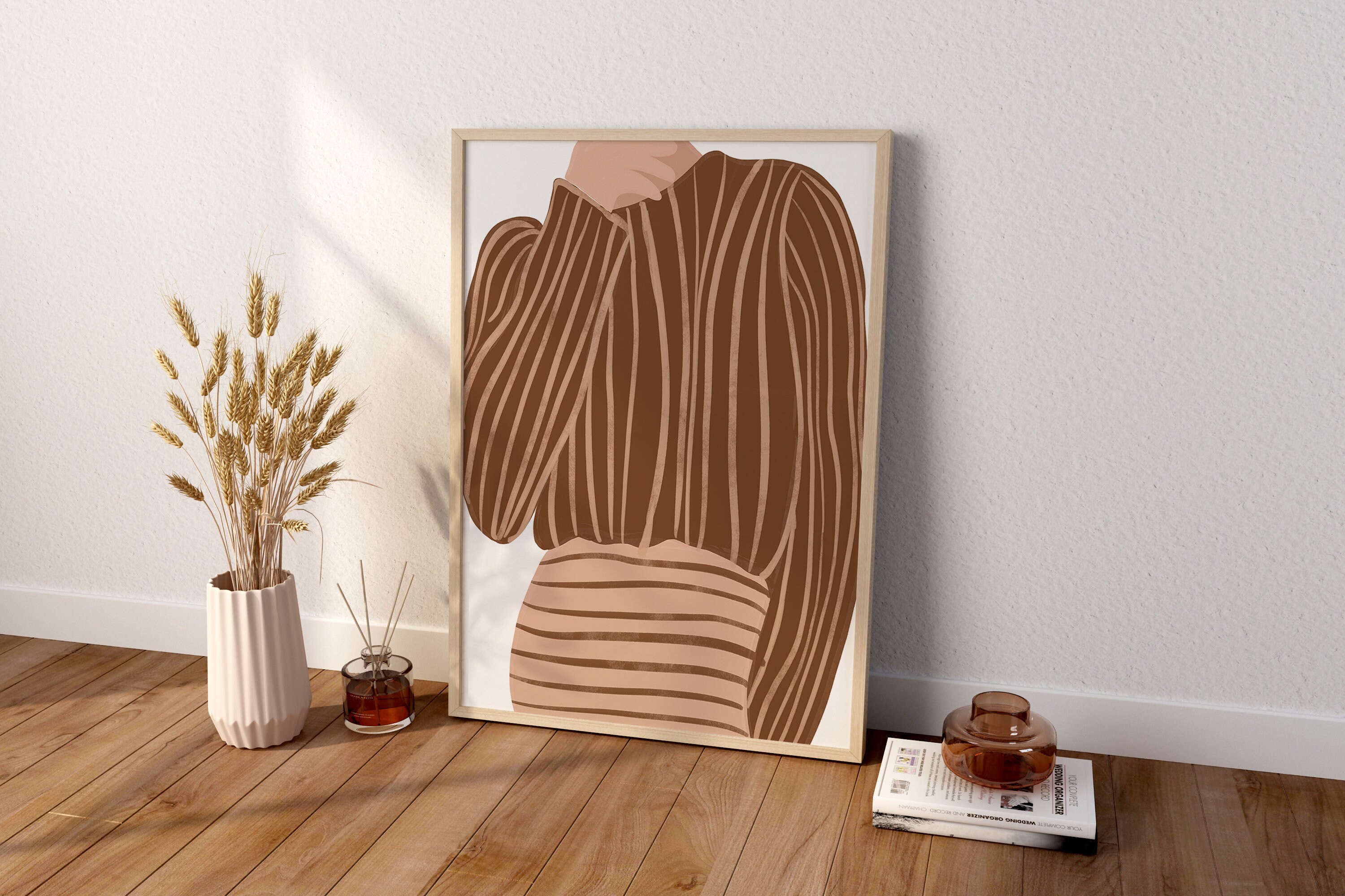 Contemporary Gallery Wall Set of 5, Colorful Eclectic Decor, Girl's ...