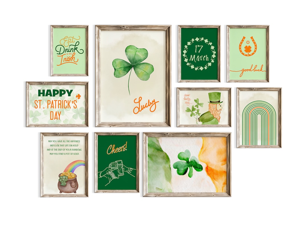 St Patricks Day Wall Art, St Patricks Day Printables, St Patricks Day ...
