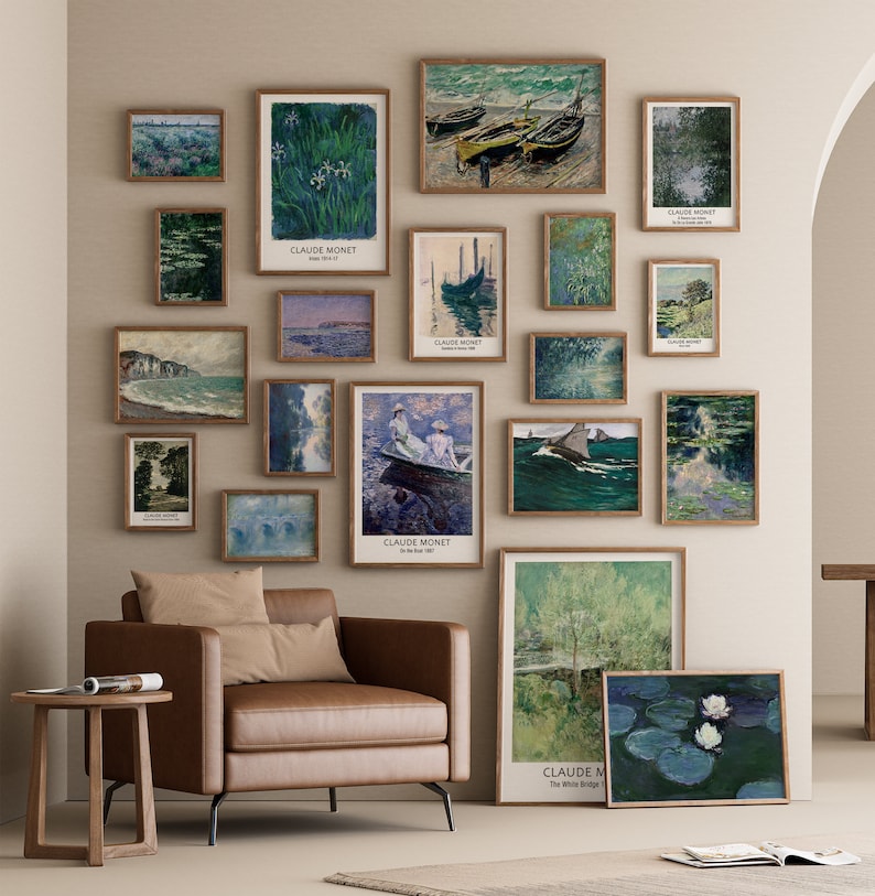 Monet Mega Bundle, 480+ Vintage Oil Painting Prints (digital Download ...
