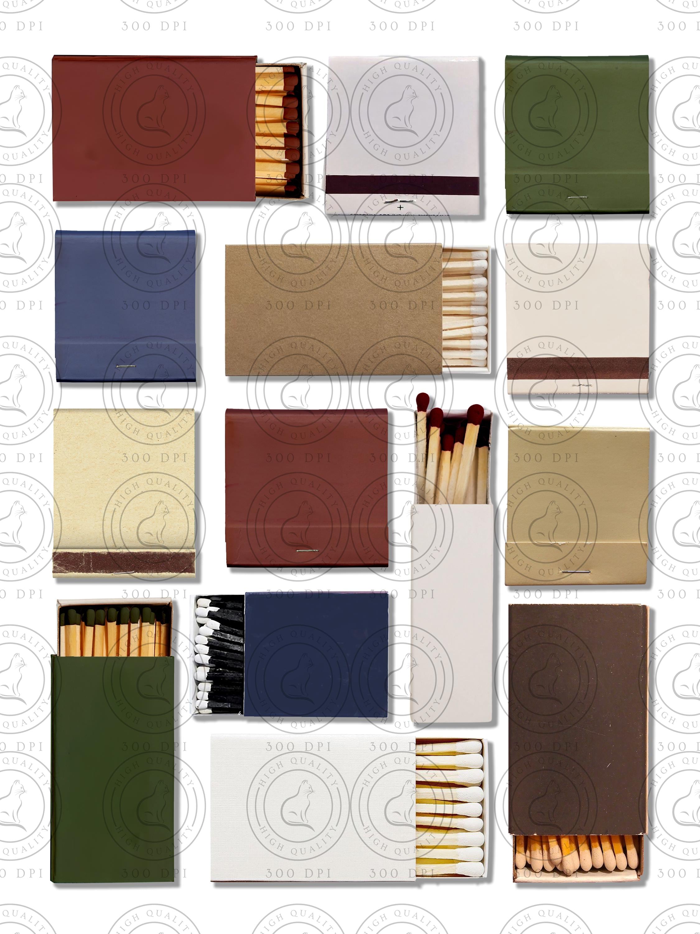 Blank Matchbook Template, Vintage Matchbook, Neutral Matches, Burgundy ...