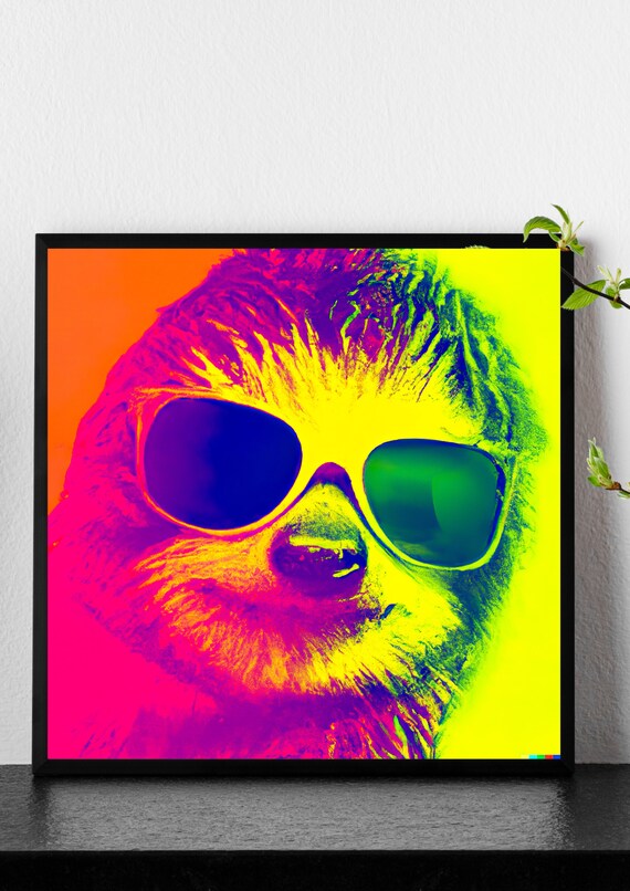 Sloth Pop Art