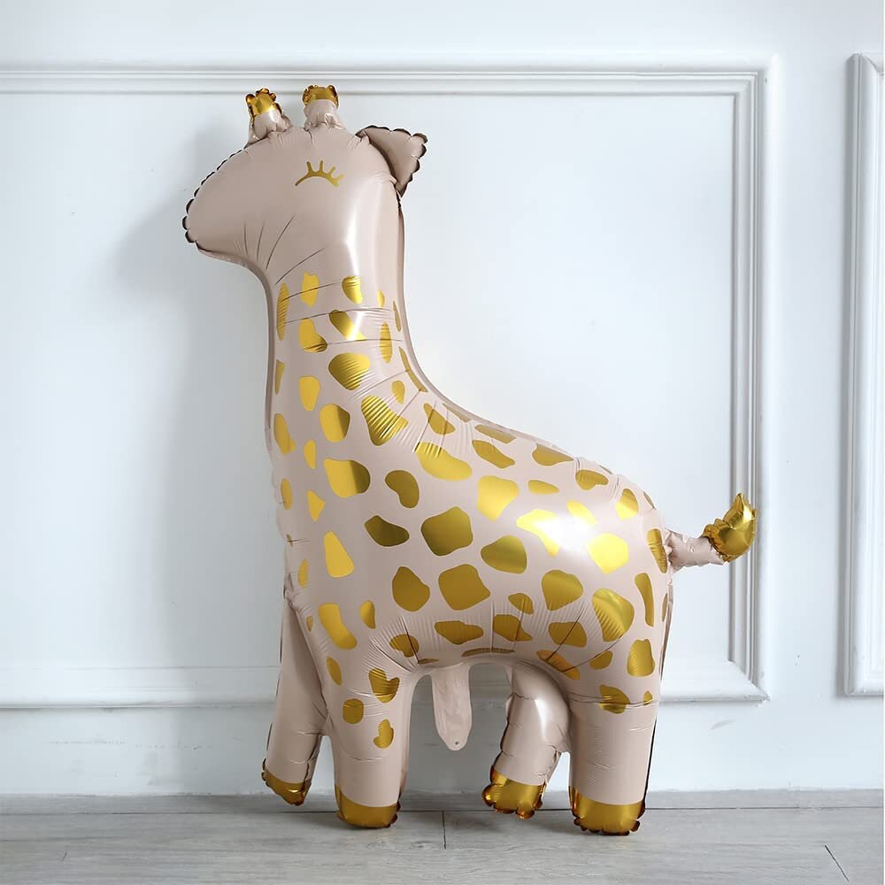 135pcs Giraffe Print Balloon Garland Arch Kit Jungle Safari Animal ...
