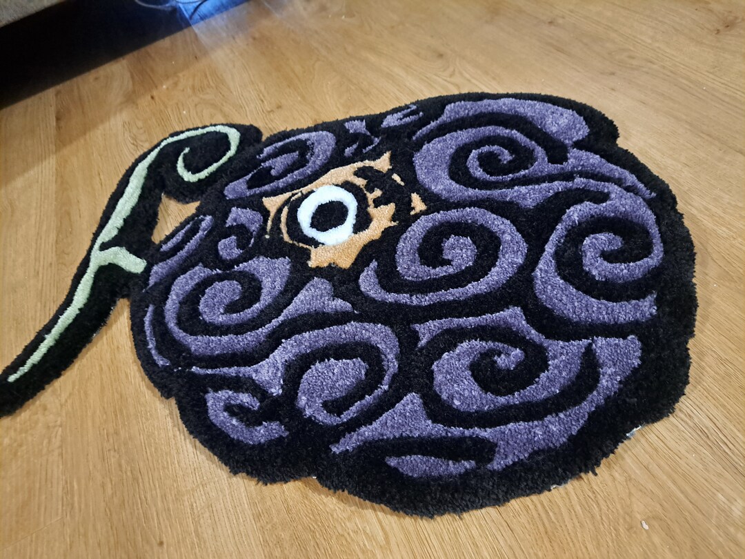 Pirate Fruit Tufted Rug Anime Character Rug Manga Rug - Etsy