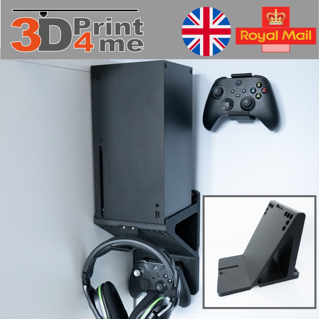 Wall Mount Bracket for Xbox Series X Vertical With Headphone Controller ...