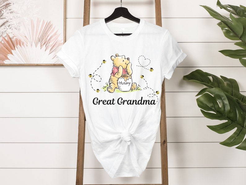 Custom Shirt, Winnie the Pooh Shirt, Customizable Pooh Bear Shirt, Baby ...