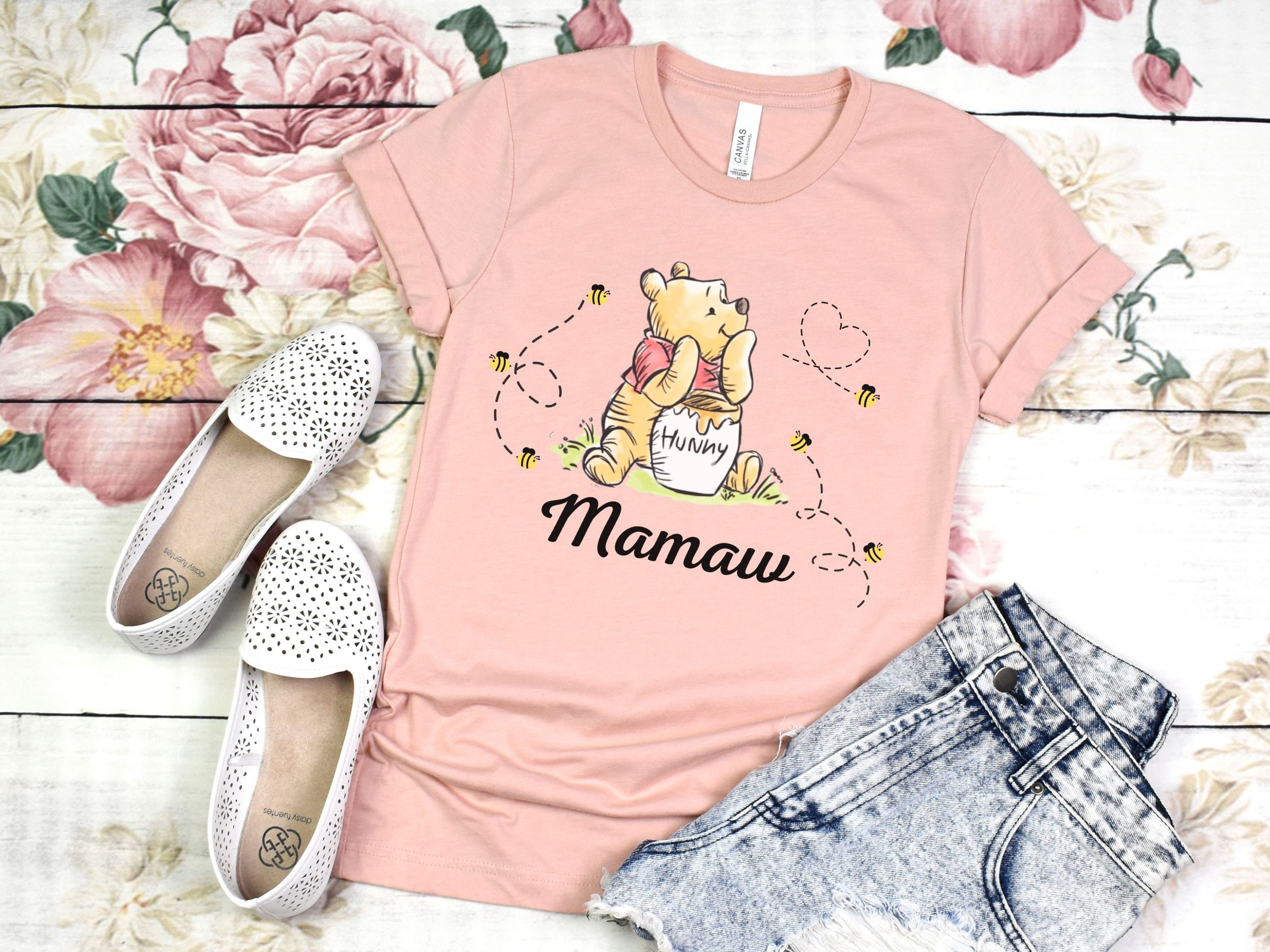 Custom Shirt, Winnie the Pooh Shirt, Customizable Pooh Bear Shirt, Baby ...