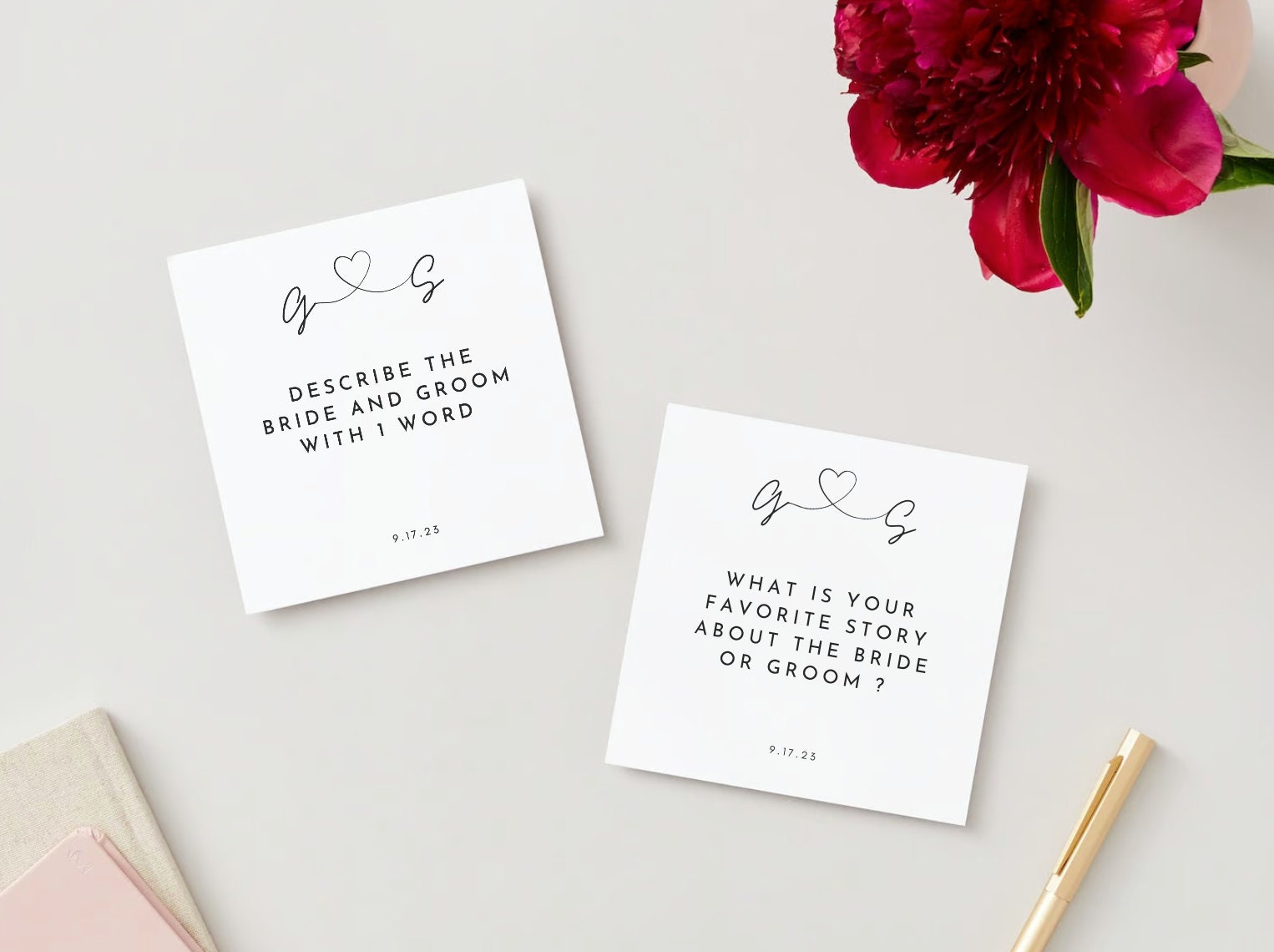 Wedding Table Ice Breaker Cards for Guests - Etsy