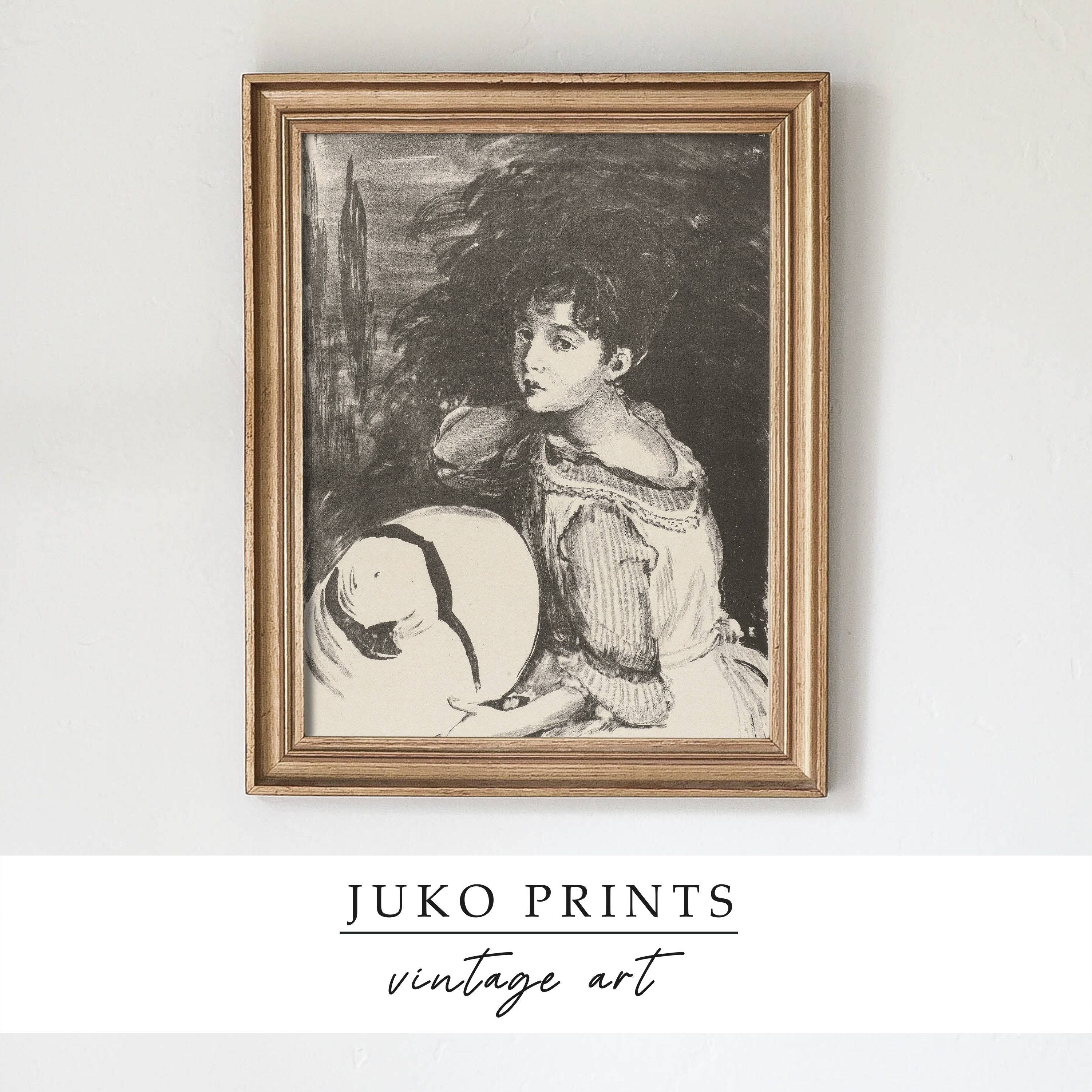 Printable Wall Art Set of 5 five Prints Vintage Paintings for Home ...