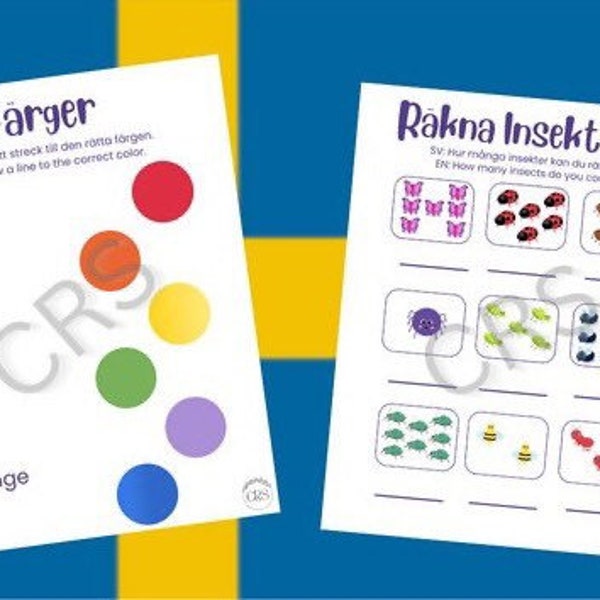 Swedish Language Learning - Etsy