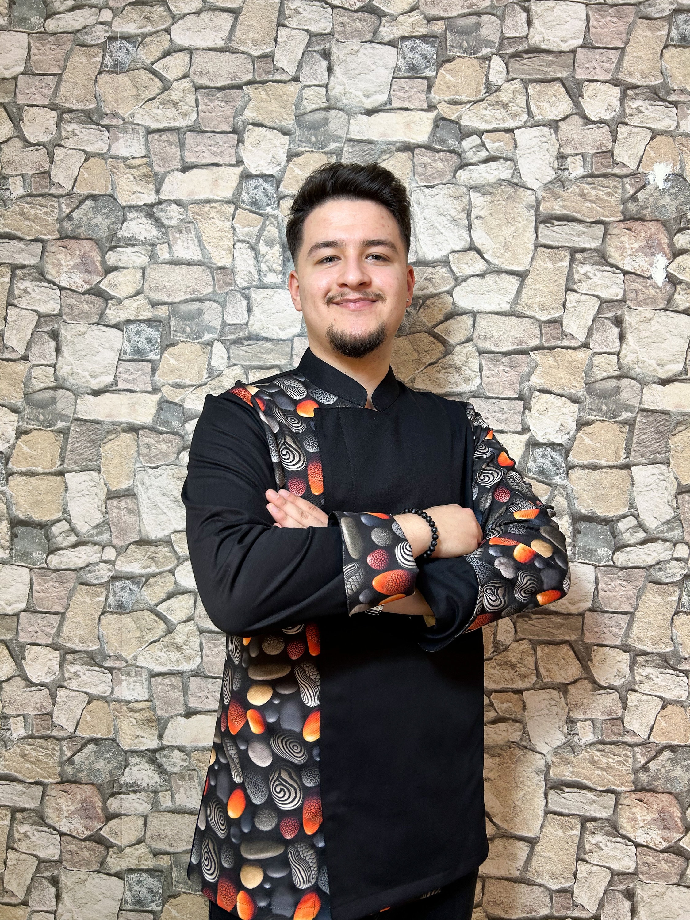 Patterned Personalized Chef Coat Chef Jacket Embroidered for Man and ...