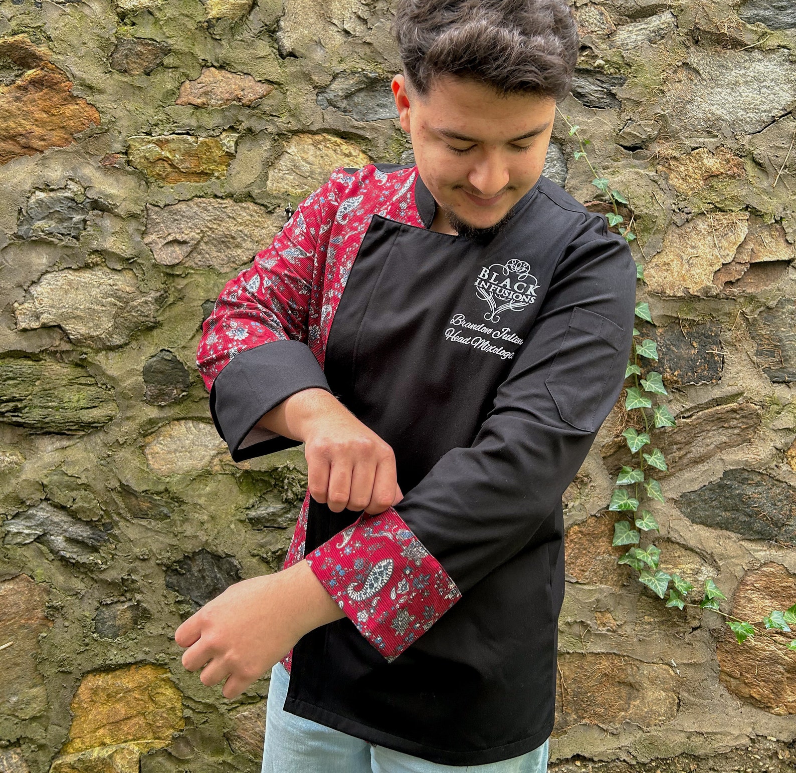 Patterned Personalized Chef Coat Chef Jacket for Man and Women ...