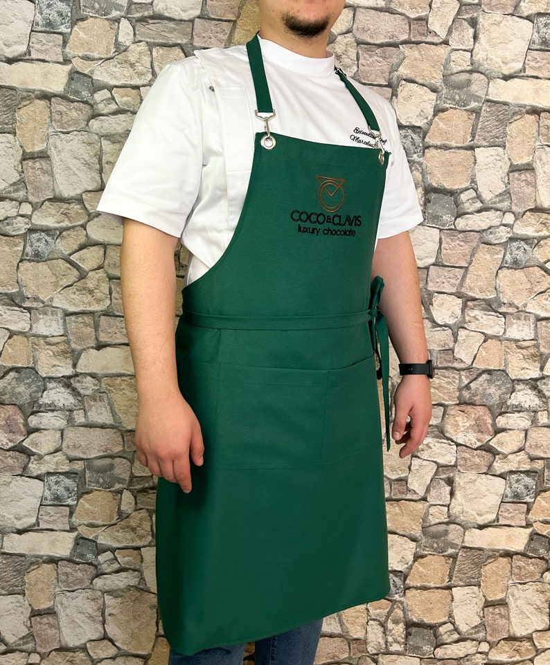 Personalized Chef Apron Server Apron Bartender Apron for Men and Women ...