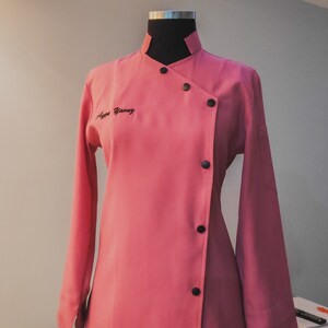 Woman Chef Coat Personalized Chef Gift for Women Chef Jacket for Women ...