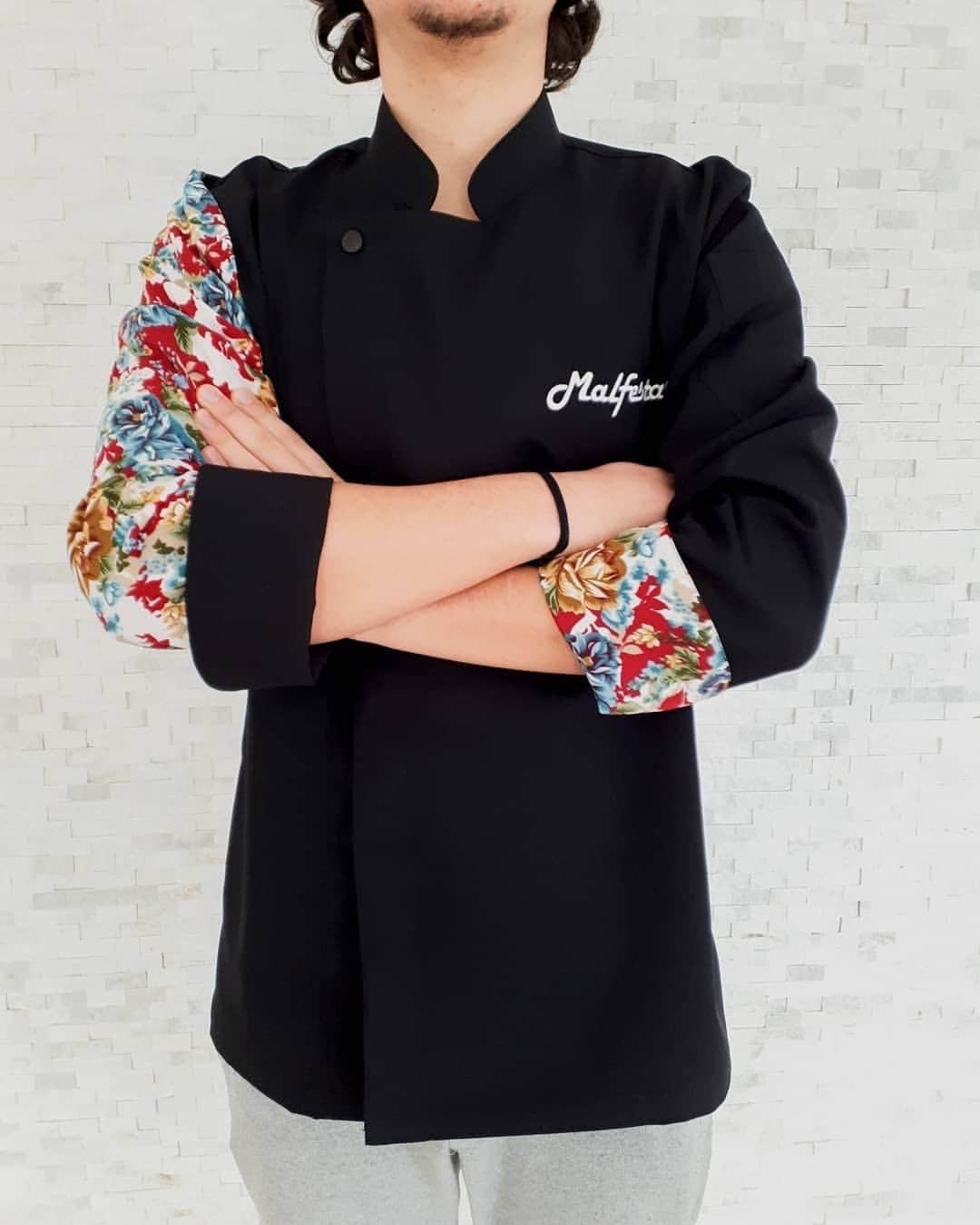 Patterned Long Sleeved Personalized Chef Coat Chef Jacket for Man and ...
