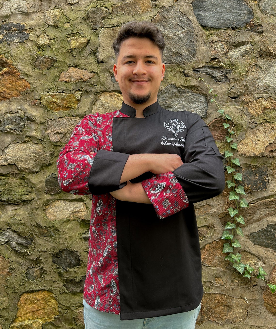 Patterned Personalized Chef Coat Chef Jacket for Man and Women - Etsy