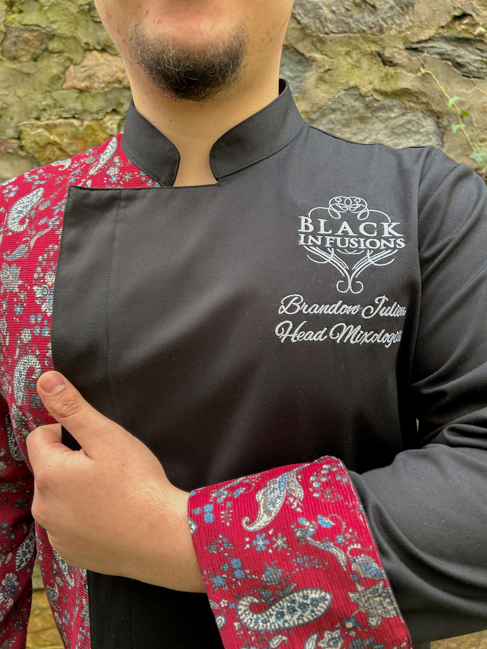 Patterned Personalized Chef Coat Chef Jacket for Man and Women ...
