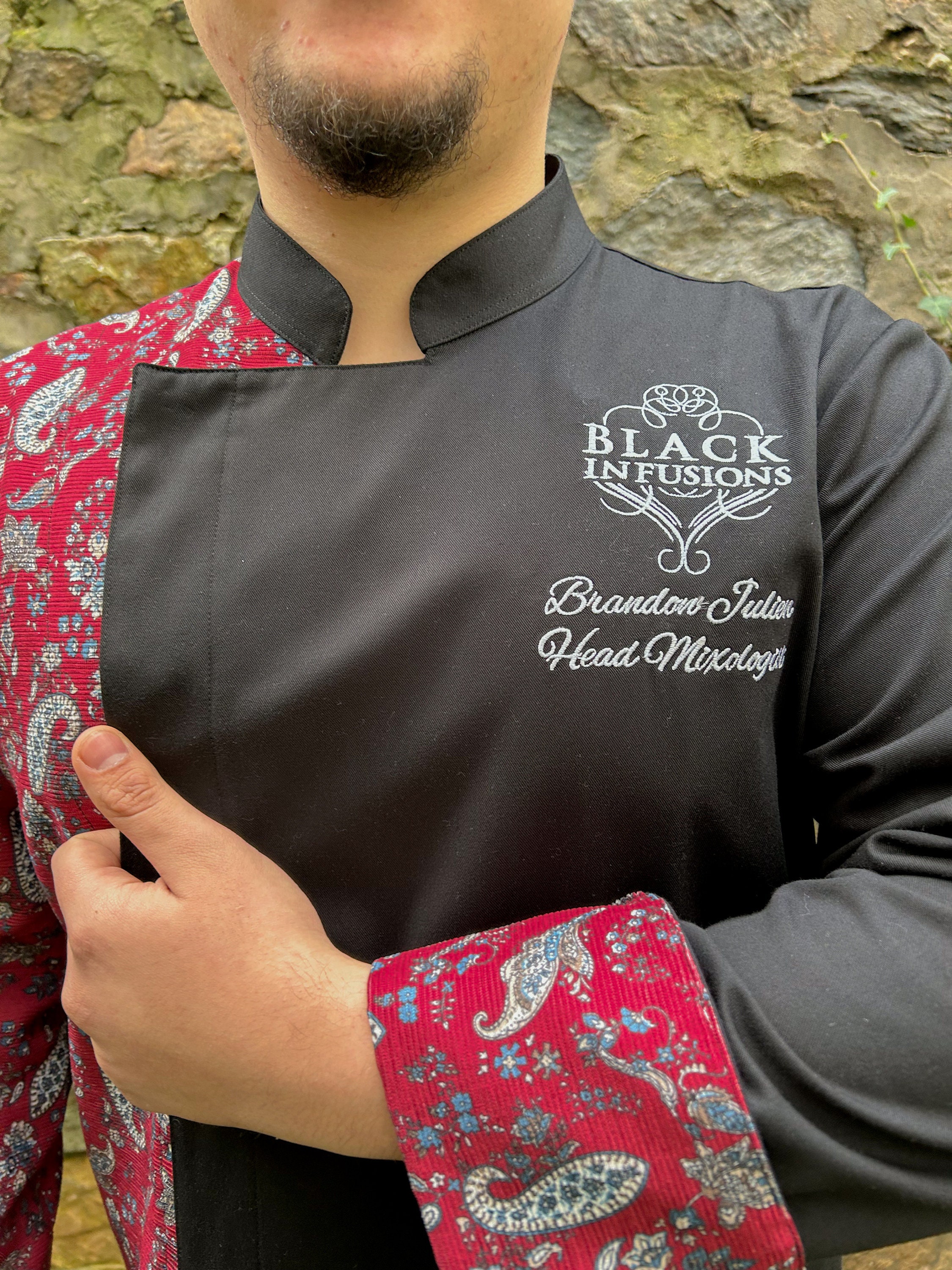 Patterned Personalized Chef Coat Chef Jacket for Man and Women ...