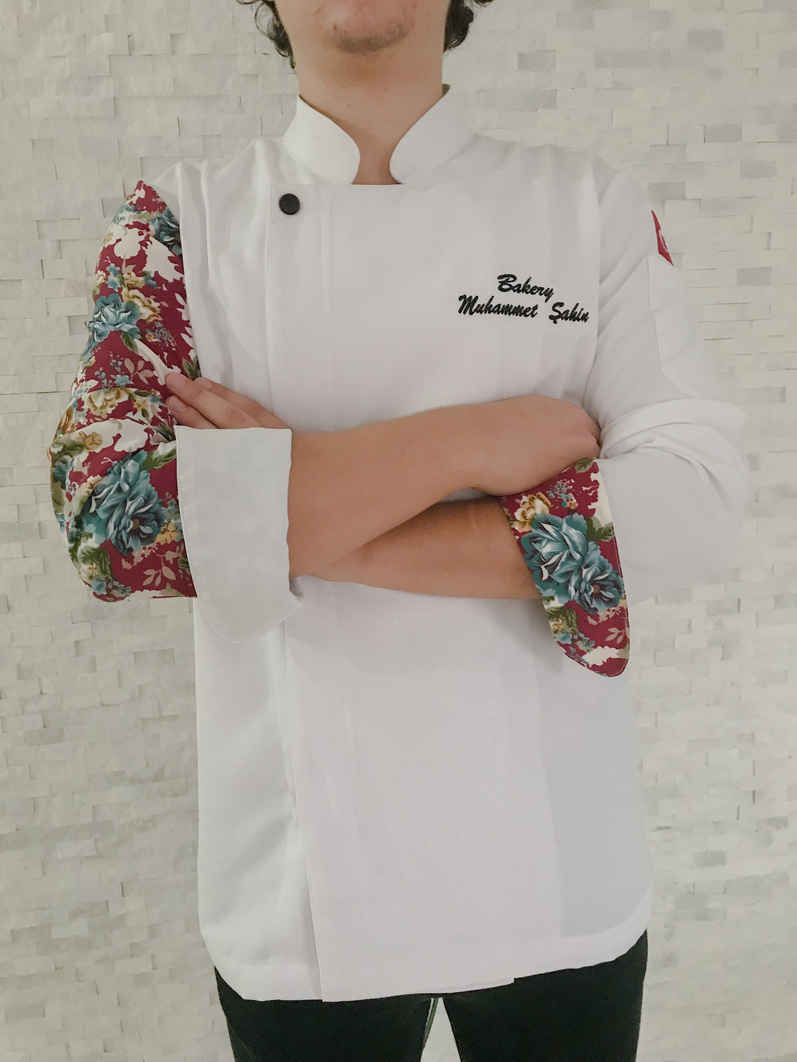 Patterned Personalized Chef Coat Chef Jacket for Men and Women ...