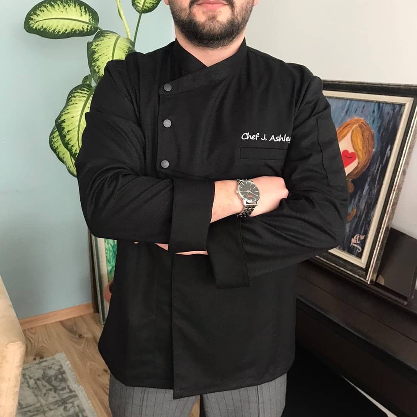 Personalized Chef Coat for Men and Women Chef Jacket Chef Gift ...