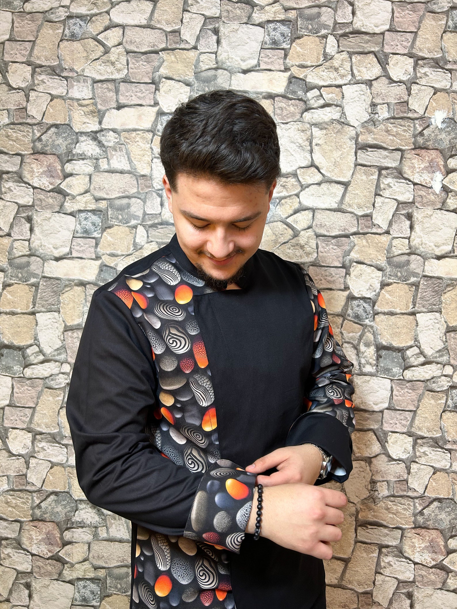 Patterned Personalized Chef Coat Chef Jacket Embroidered for Man and ...