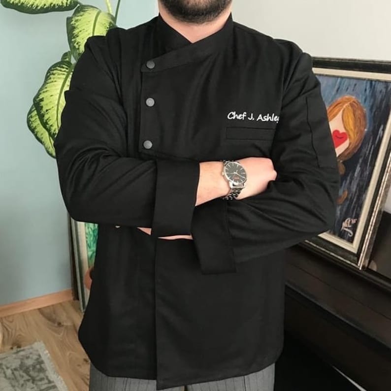 Personalized Chef Coat for Men and Women Chef Jacket Chef Gift ...