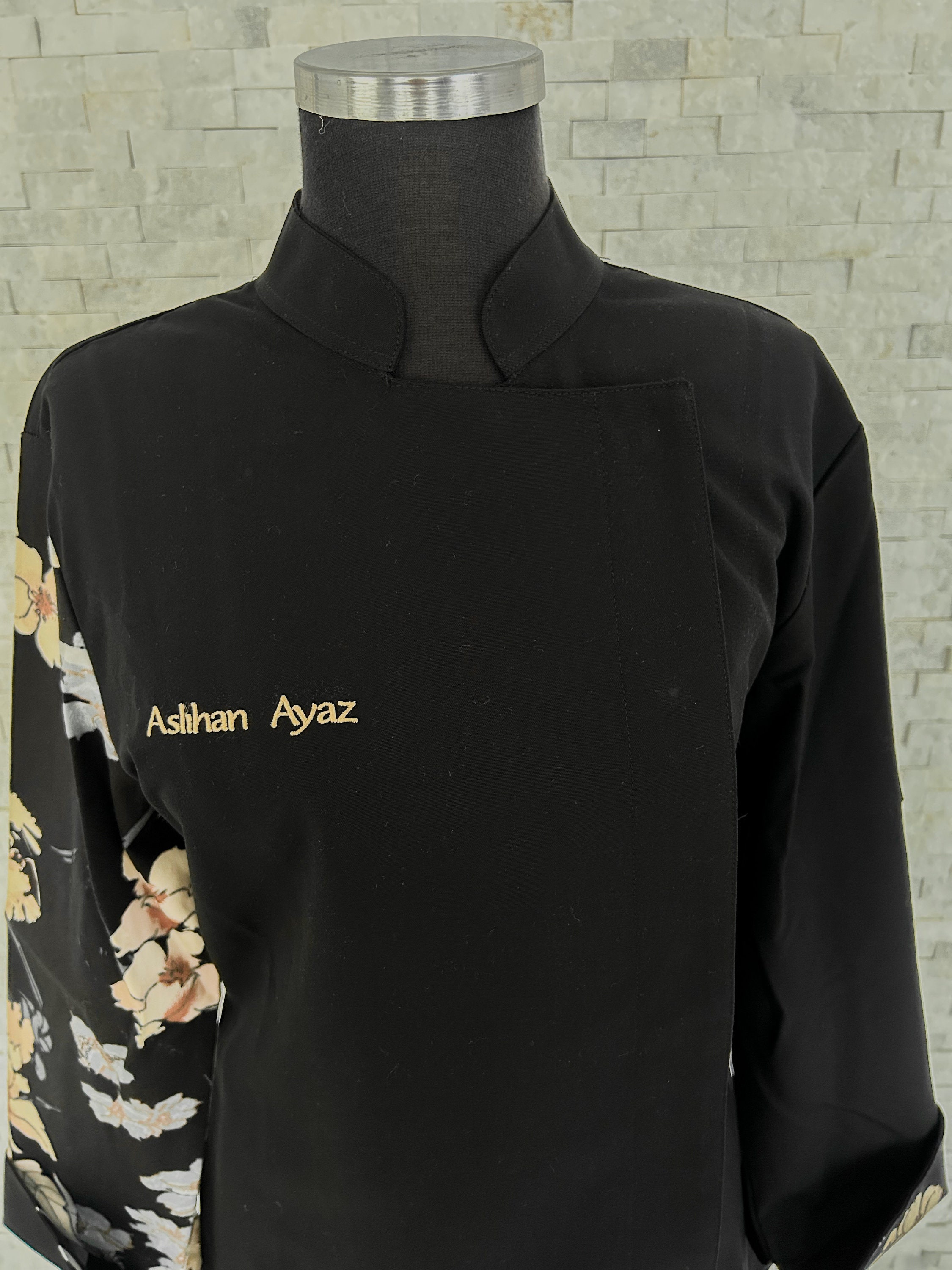 Patterned Long Sleeved Personalized Chef Coat Chef Jacket for - Etsy