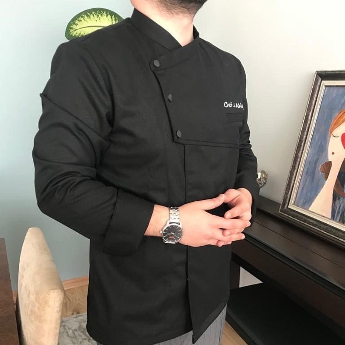 Personalized Chef Coat for Men and Women Chef Jacket Chef Gift ...