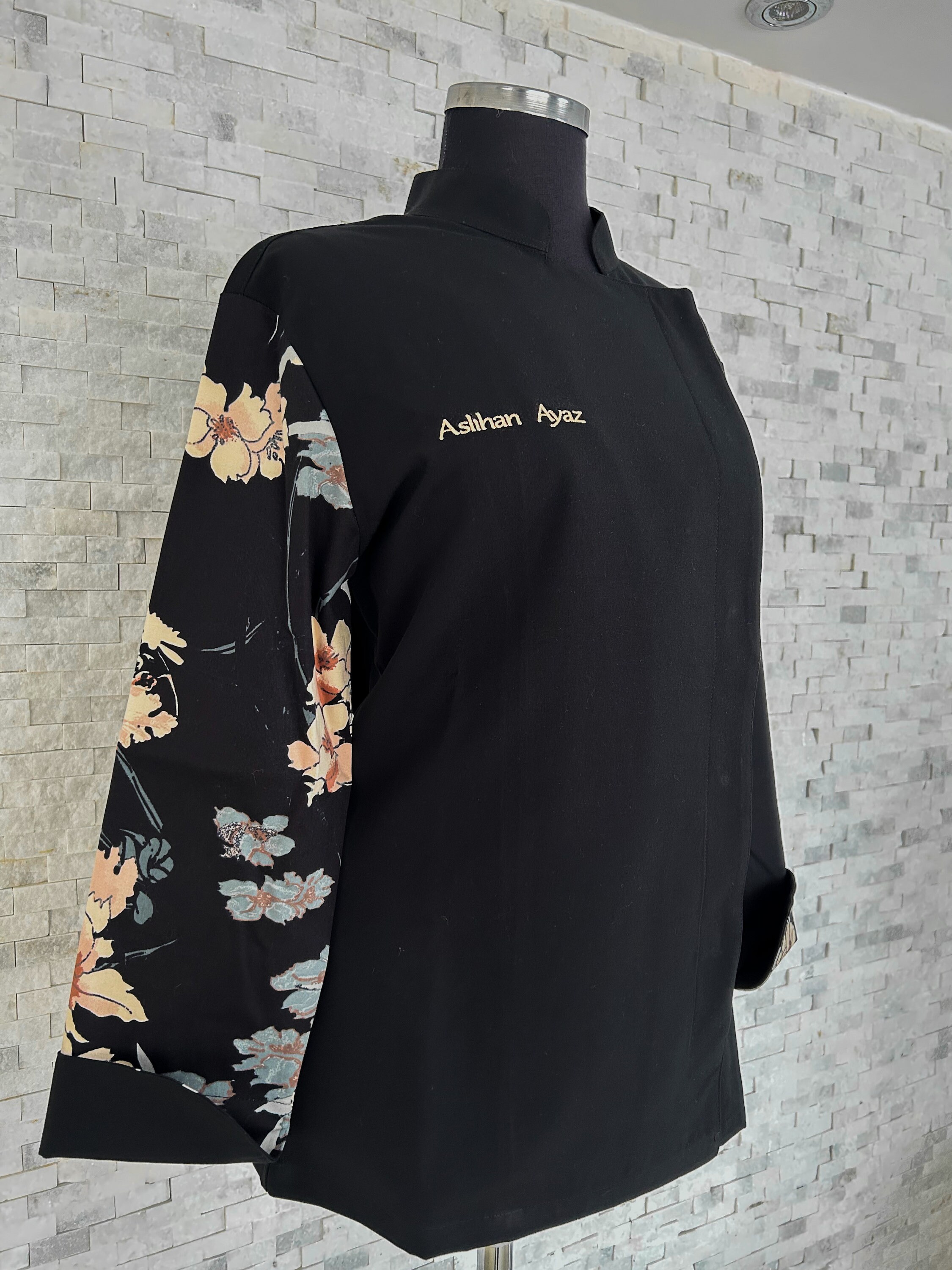 Patterned Long Sleeved Personalized Chef Coat Chef Jacket for Man and ...