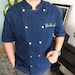 Denim Chef Jacket for Men and Women Personalized Chef Coat Short ...