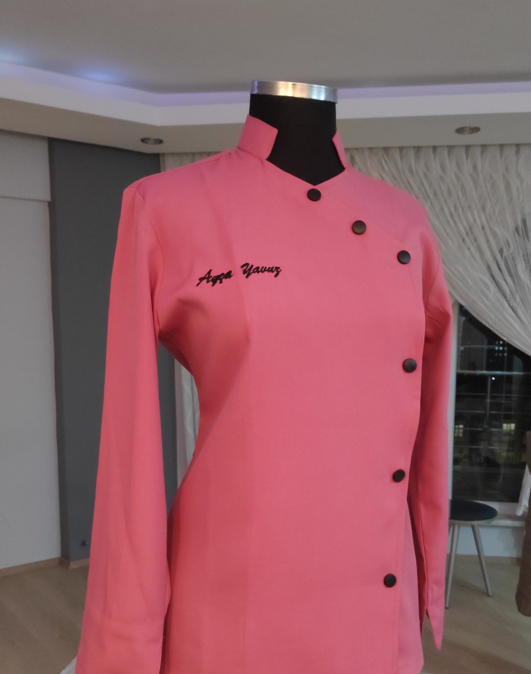 Woman Chef Coat Personalized Chef Gift for Women Chef Jacket for Women ...