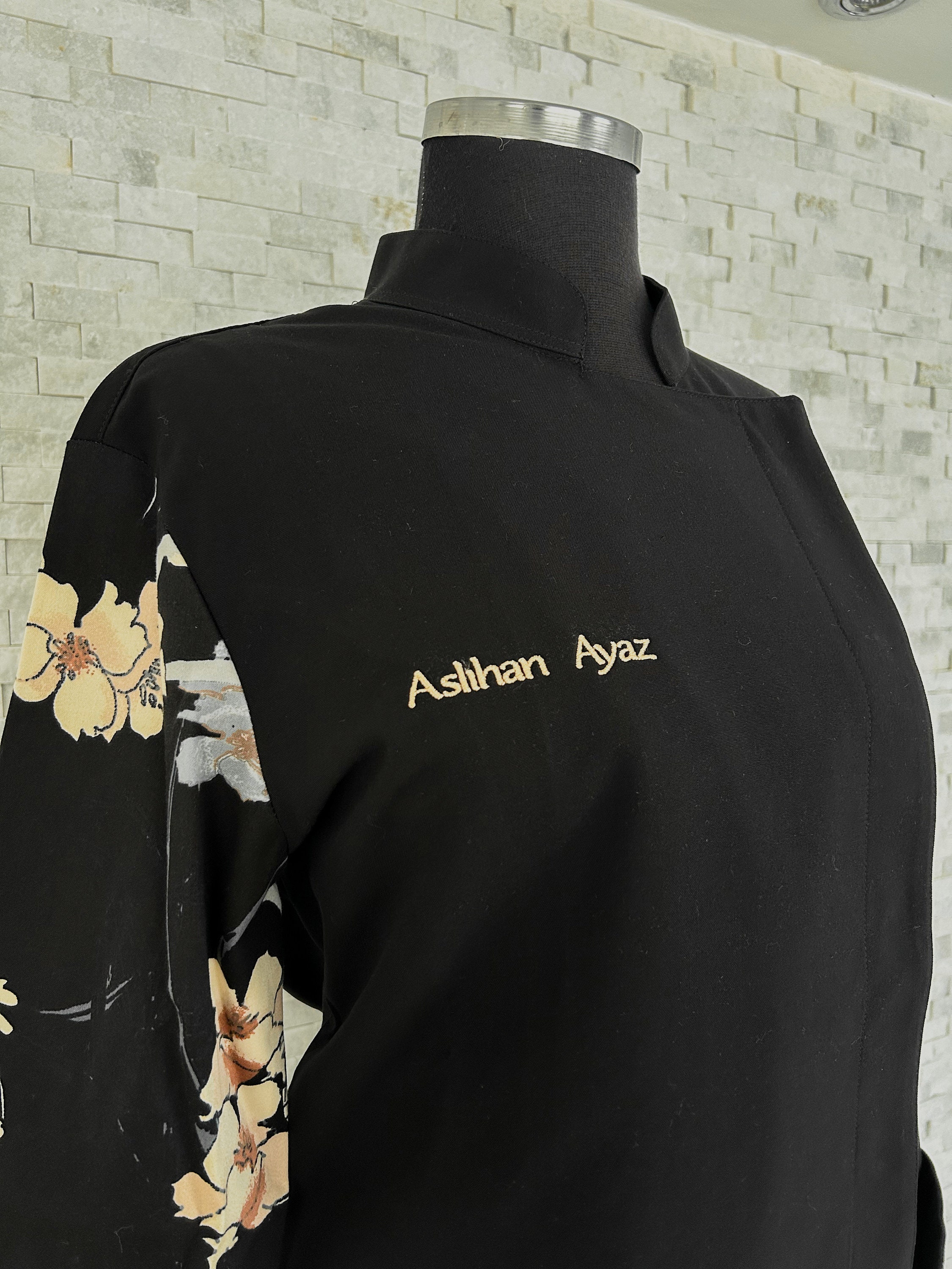 Patterned Long Sleeved Personalized Chef Coat Chef Jacket for - Etsy