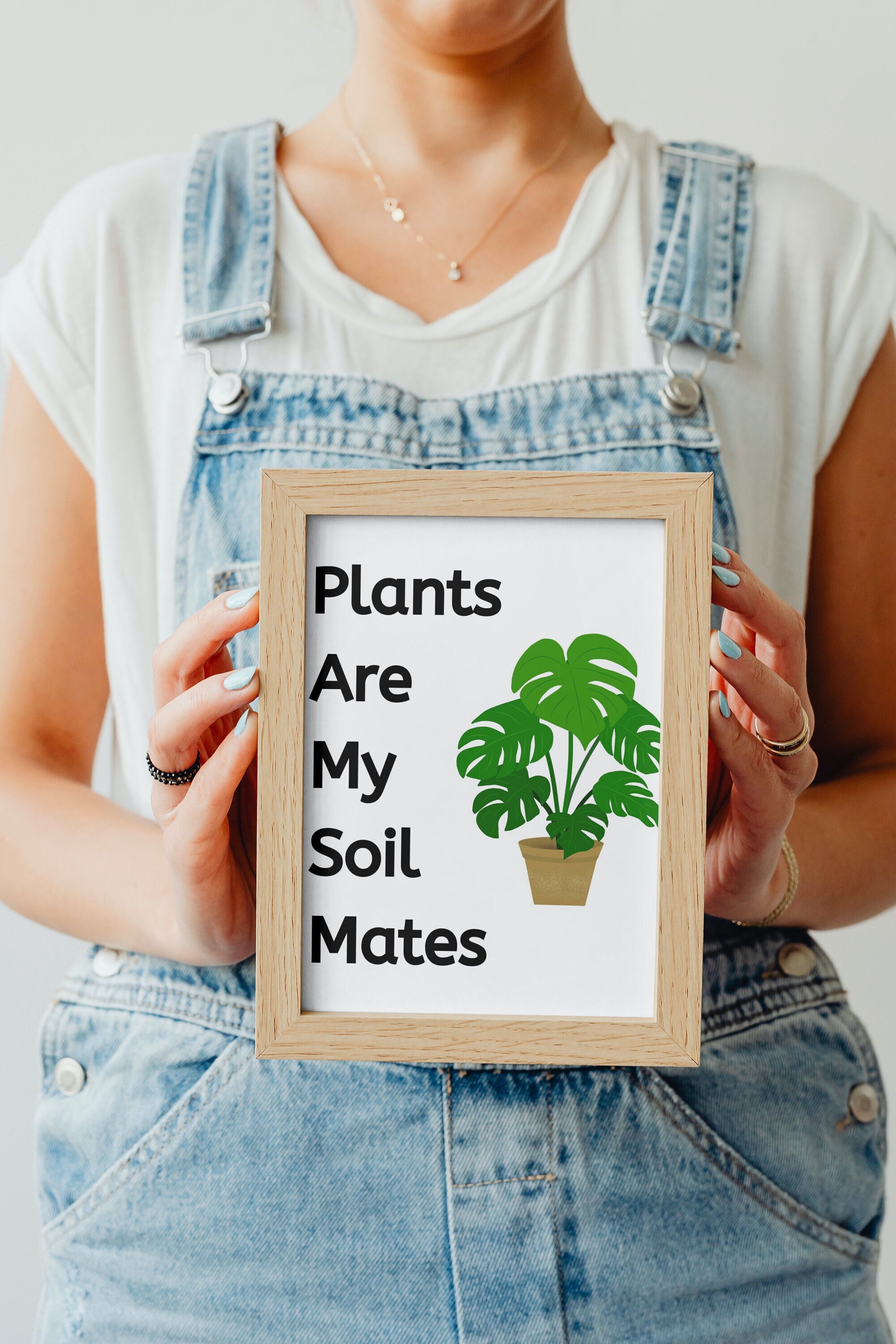 Plants Are My Soil Mates Wall Print, Digital Print, Digital Download ...