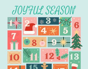 Digital Advent Christmas Countdown Calendar - Etsy