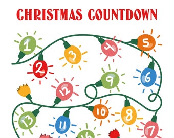 Digital Advent Christmas Countdown Calendar - Etsy